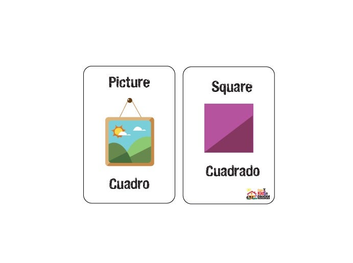 Flashcards Shapes - Figuras Geometricas | Chattertikes